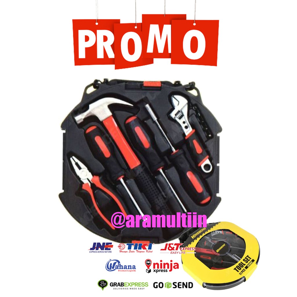 Krisbow Multifunctional Tool Set 11 Pcs | Shopee Philippines