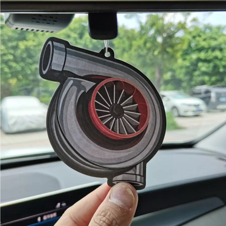 JDM Japan Turbo Figure Badge Car Paper Air Freshener Auto Hanging ...
