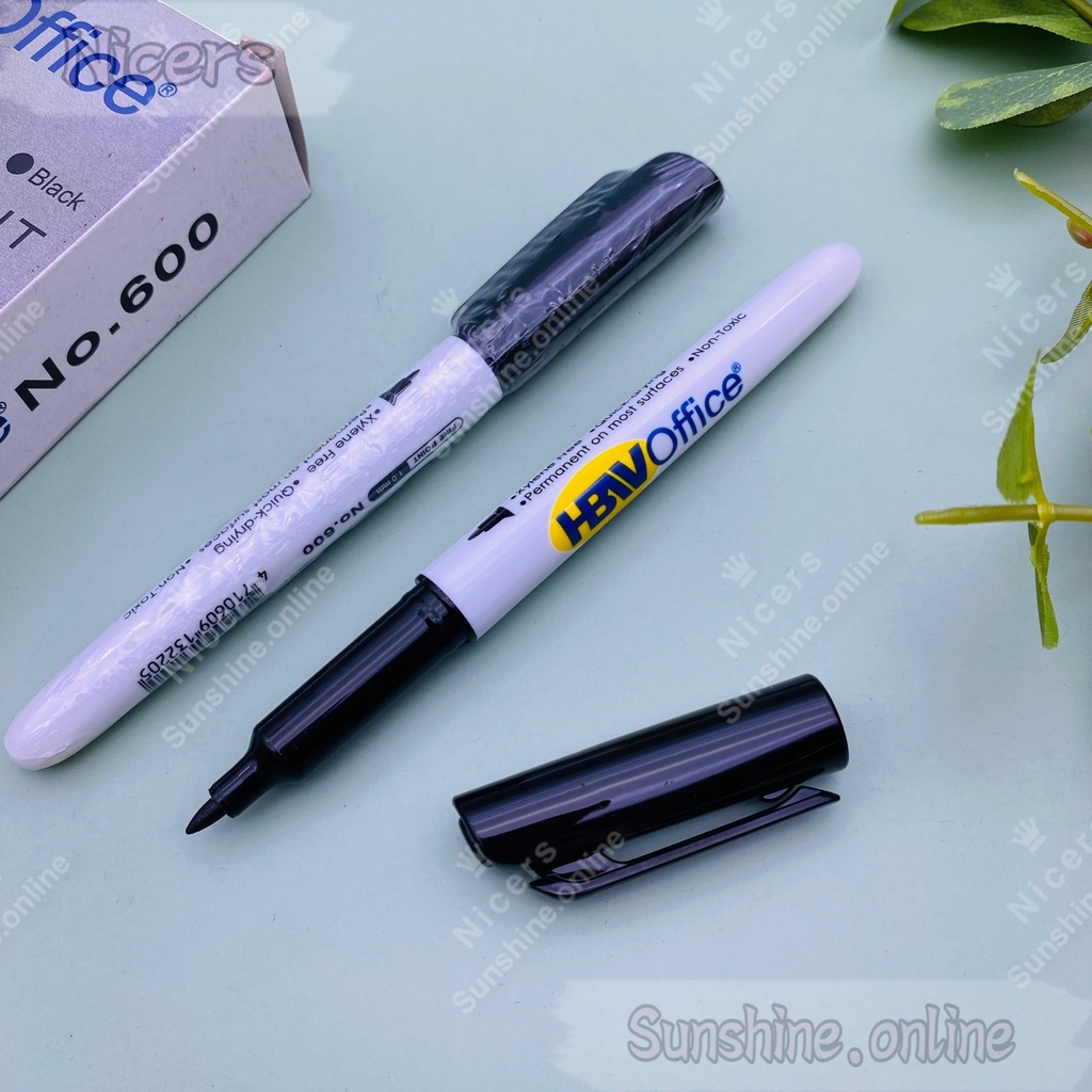 Original HBW #600 Marker 1PC 1mm Permanent Marker Pentel Pen | Shopee ...