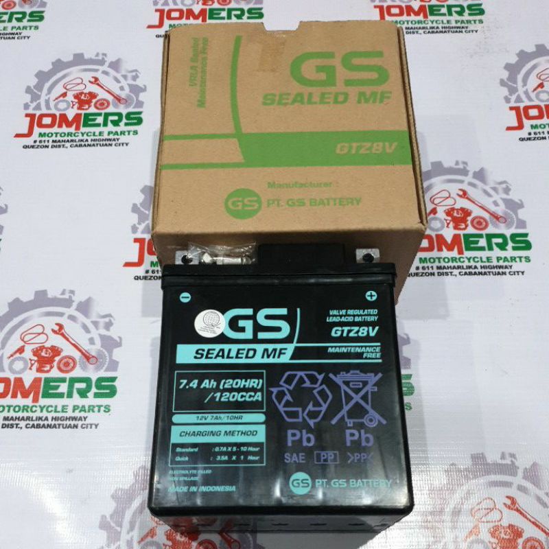 GTZ8V R3 - XMAX - MT03 - KLX150 - PCX 160 - EASYRIDE GS BATTERY ...