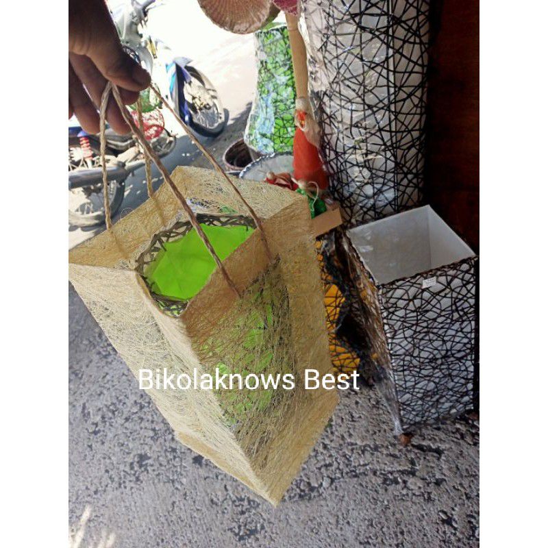 Abaca bag 5x5x8 (native bag) DIFFERENT COLOR souvenir bag | Shopee ...