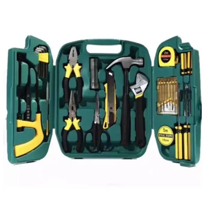 27 Piece Manual Tool Set With Screwdrivers For Home And Auto Repair ...