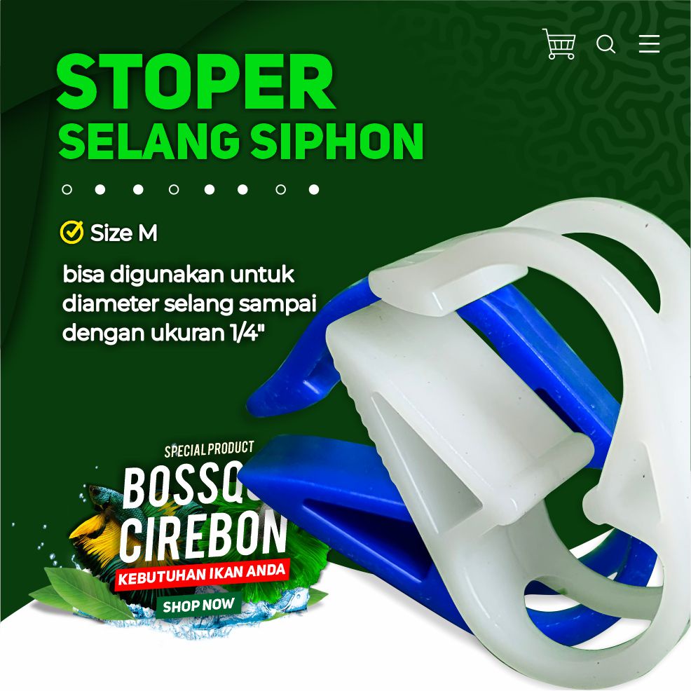 STOPPER Hose Clamp Hose Siphon Siphon Hydroponic Siphon Size M | Shopee ...
