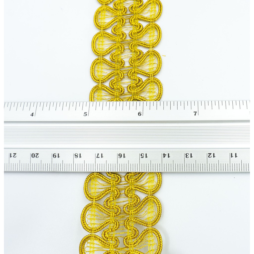 Metallic Gold Trimmings (by 5 yards) Part 1 | Shopee Philippines