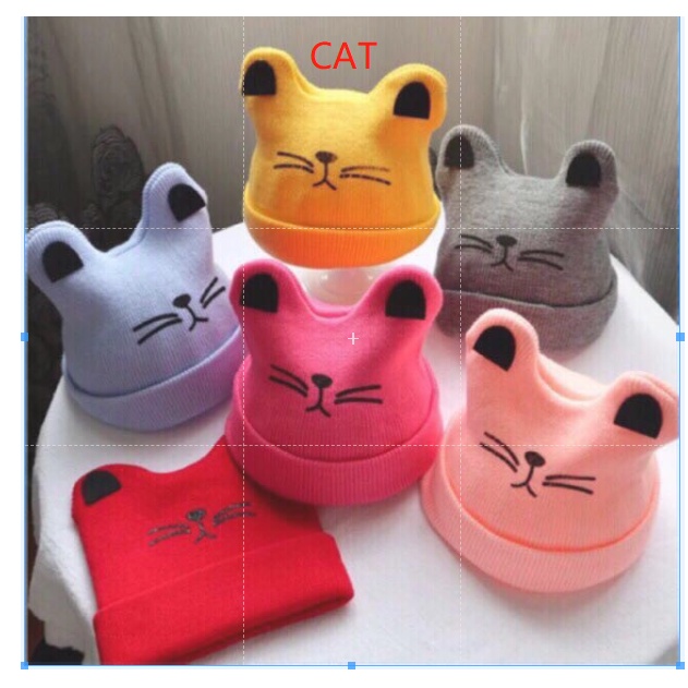 Cod Cute Cat Baby hat bonnet | Shopee Philippines