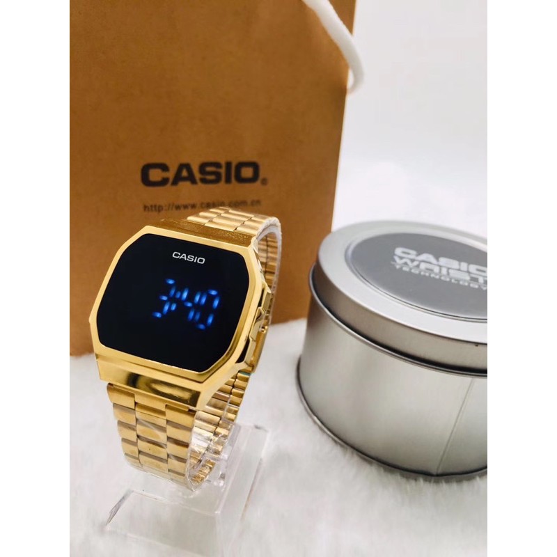 Casio touch watch japan Men and women complete package fashion | Shopee ...