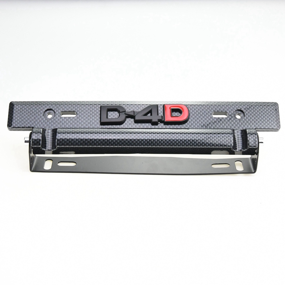 Universal Adjustable License Plate Holder 3D Emblem Car License Number ...