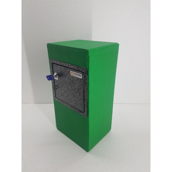 EXTRA BIG-GREEN Alkansya Vault & Multipurpose Safety Box (Classic ...