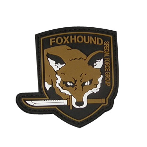 Metal Gear Solid Foxhound Emblem Patch Fox Hound Uniform Patch Badge ...