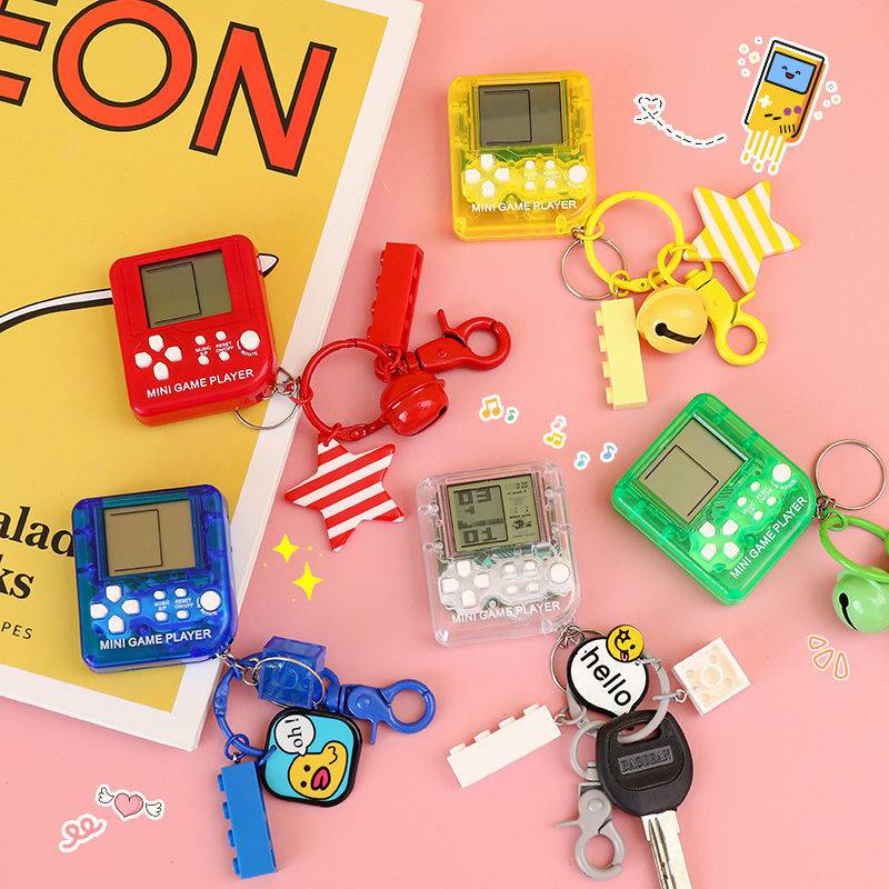 【Ready Stock】Mini Playstation Tetris Mini Game Player+Key Chain ...
