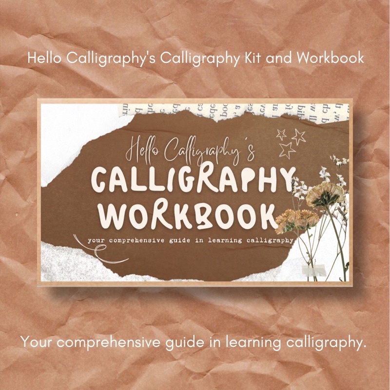 Hello Calligraphy's Calligraphy Workbook/Worksheet and Kit (Guide to ...
