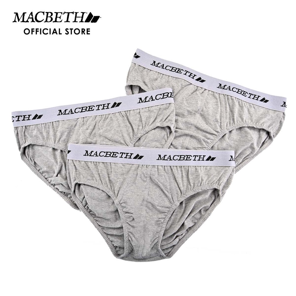 Macbeth Men's Underwear - Hipster Brief 3 in 1 Pack ( M2PH ) | Shopee ...