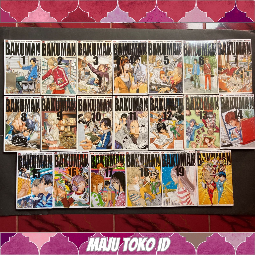 Bakuman Comics SET Vol 1-20 (ORI & SEALED) | Shopee Philippines