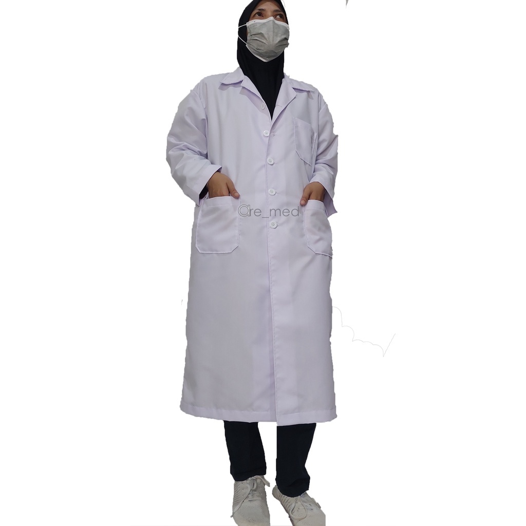 Free Embroidery Long MODEL LAB Coat/Practicum Coat/Laboratory Coat ...