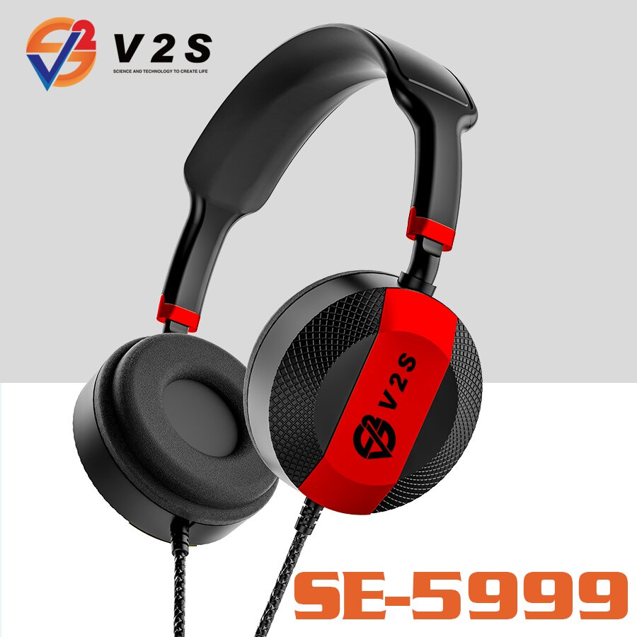 V2S SE-5999 Highest quality Headset with Mic Extra Bass Headphones ...