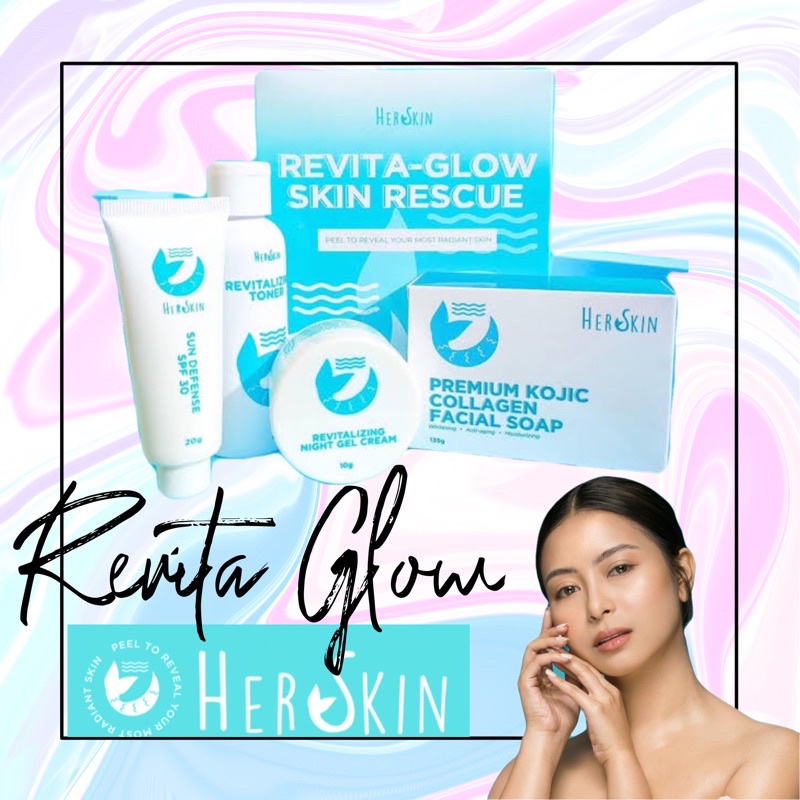 HerSkin RevitaGlow Skin Rescue Kit by Kath Melendez KathRye Her Skin ...