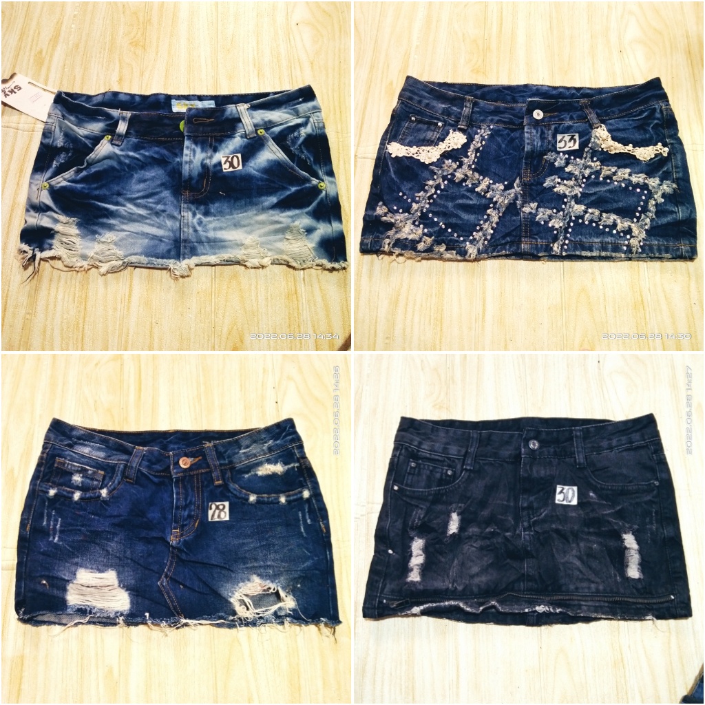 Mini Skirt / PALDA MAONG / DENIM SKIRTS for kids & adult(Environmental ...