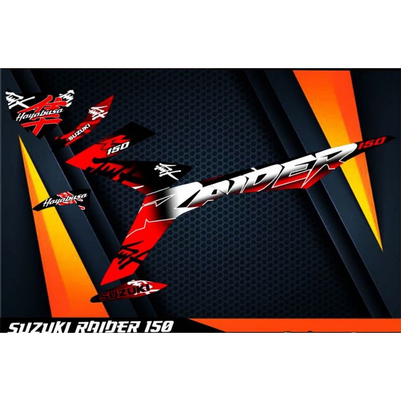 Raider 150 fi Laminated Decals | Shopee Philippines