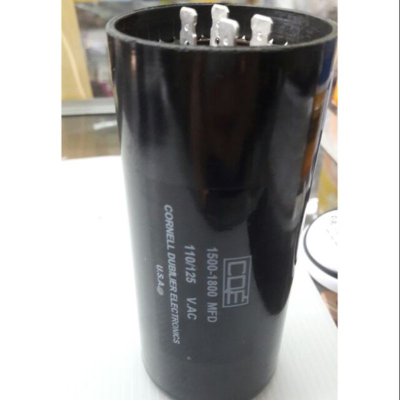 1500-1800 MFD 110-125 VOLTS MOTOR STARTING CAPACITOR | Shopee Philippines