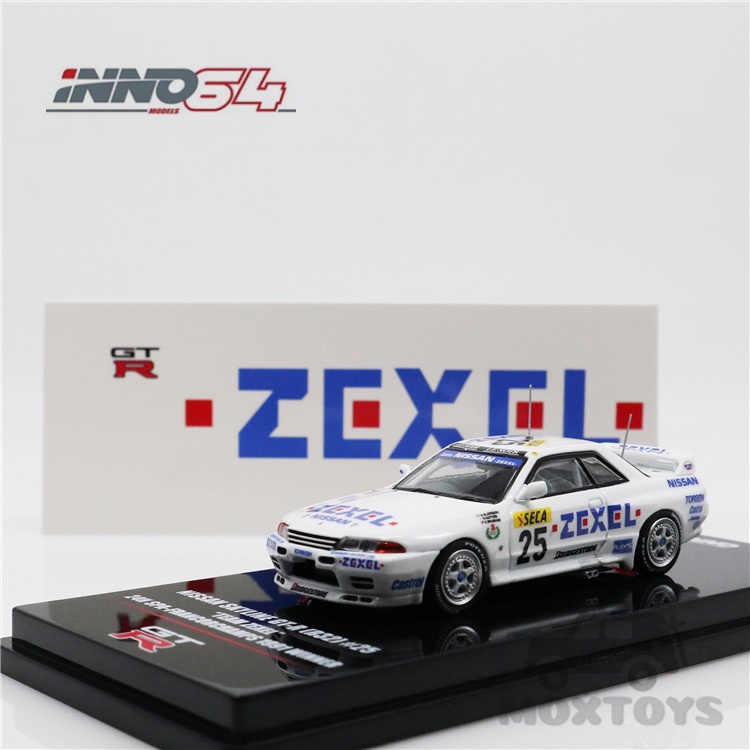 INNO 1:64 NISSAN SKYLINE GTR R32 ZEXEL #25 24hr Spa Francorchamps 1991 ...