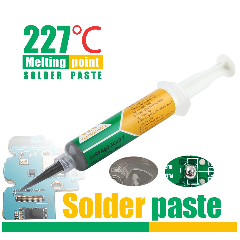 Needle-tube Type Lead-free Solder Paste Sn99Ag0.3Cu0.7 Melting Point ...