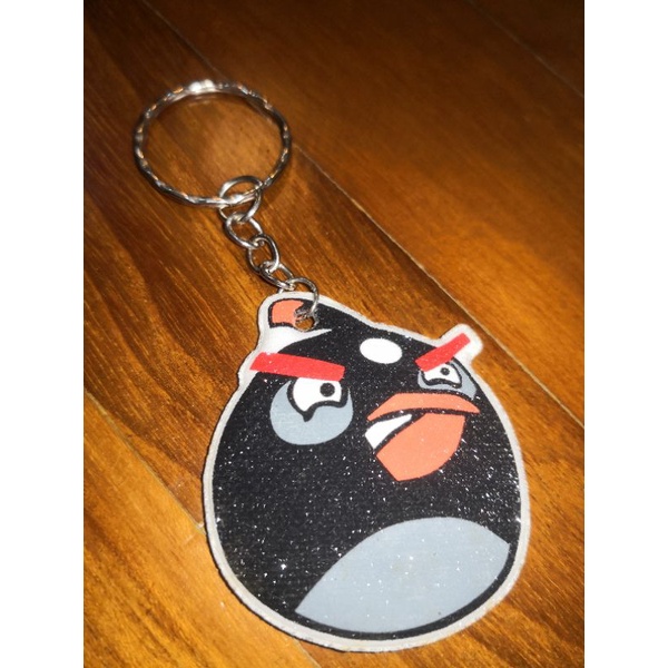 Angry Bird Keychain (Black) | Shopee Philippines
