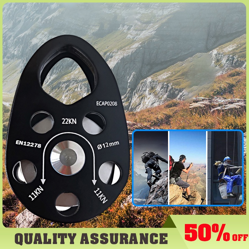 Rock Climbing Bearing Pulley Aviation Aluminum Bearing Pulley ...