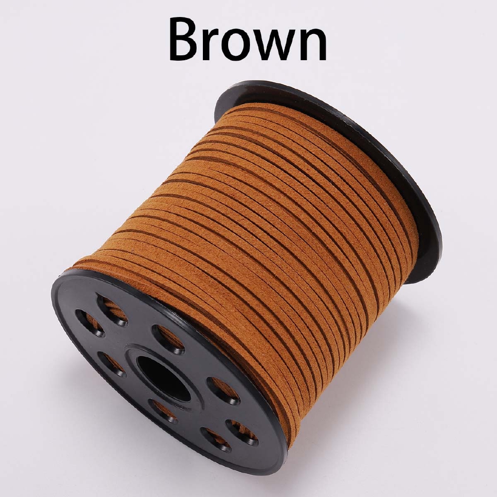 St.kunkka 10m/lot 2.5 mm Flat Faux Suede Braided Cord Korean Velvet ...