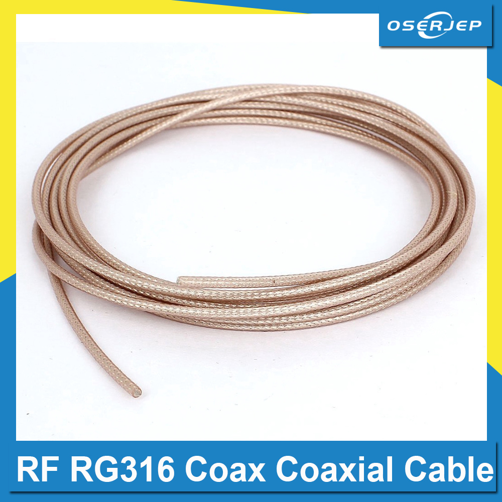 RG316 Coax Coaxial Cable Lead Low Loss 1M/2M/3M/5M Coaxial Cable Lead ...