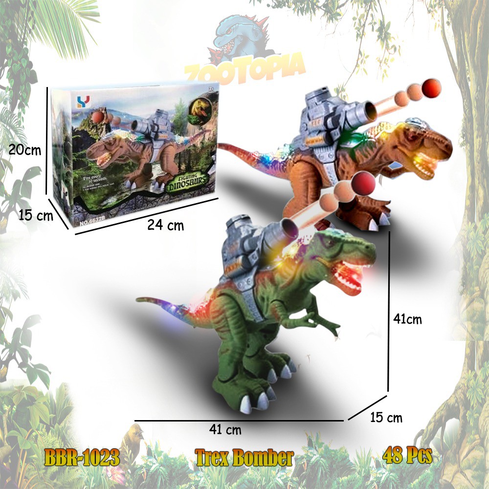 Trex Tyrannosaurus Dino Dinosaur Zootopia Animal Children's Toys ...