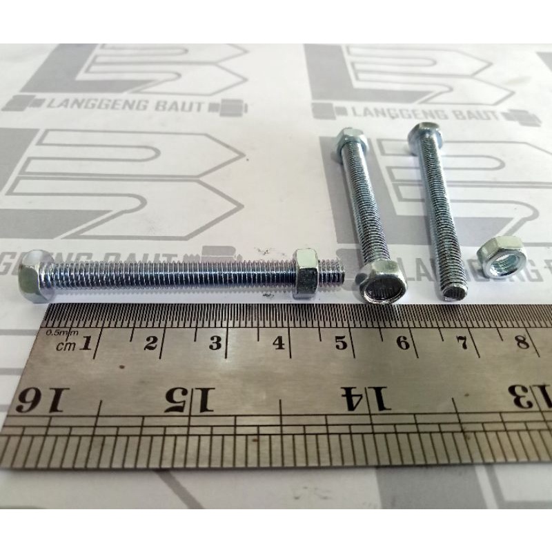 Nut Bolt M5 X 50 / Key 8 Length 5cm M5x50 | Shopee Philippines