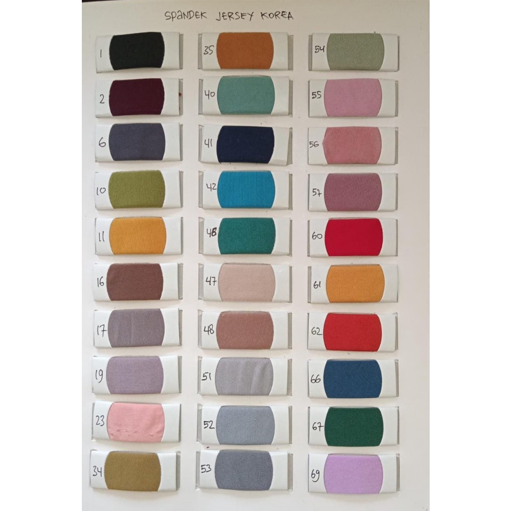 Korean ity fabric / jersey / premium spandex / spandex ity / premium ...