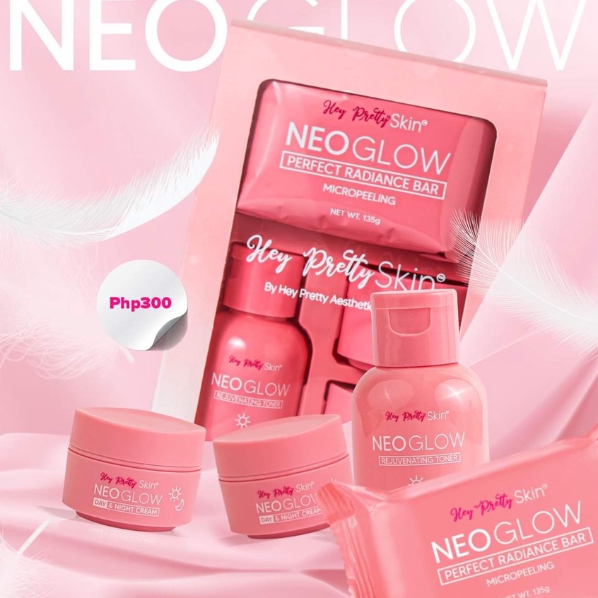 Rejuvenating Set by Hey Pretty Skin Neo Glow Anti-aging Whitening and ...