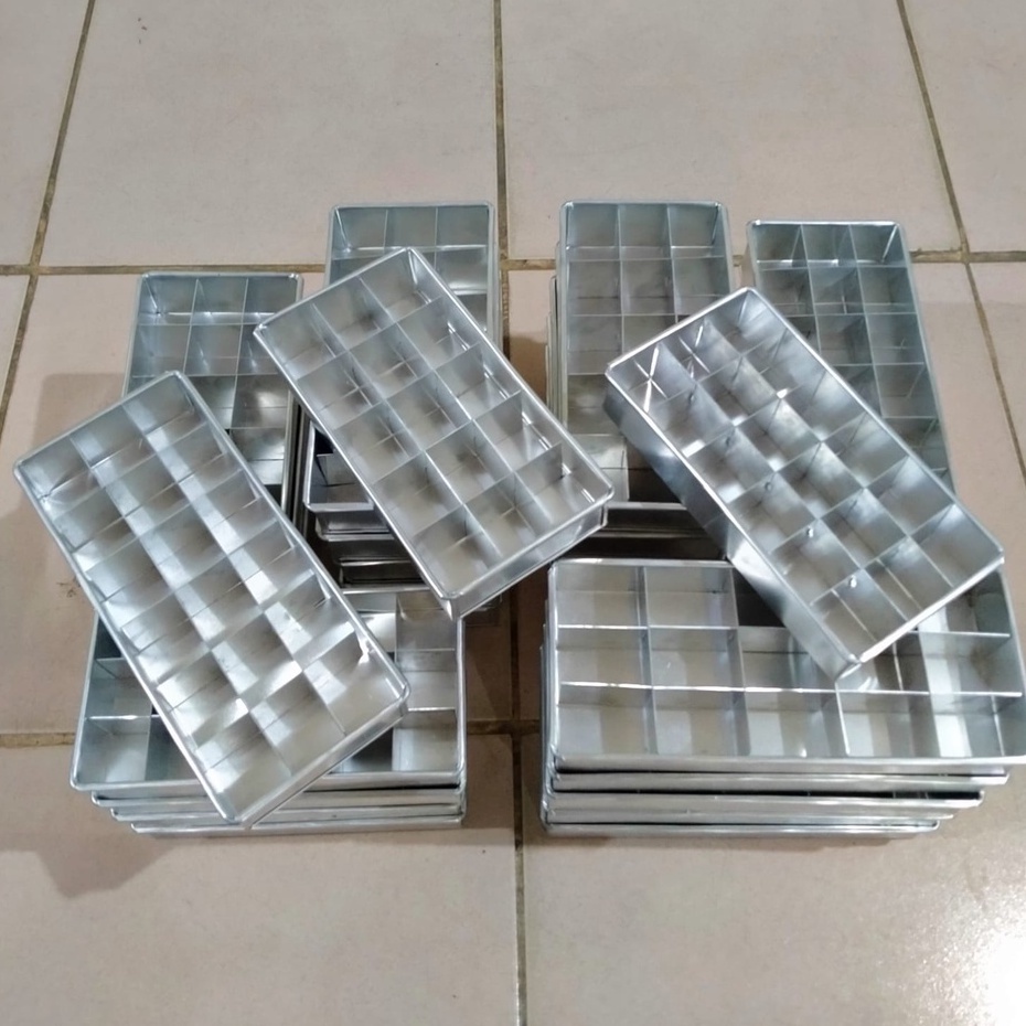 Aluminum Block Pan / Block Bolu Block / Brownies Block size (20/22/24 x ...