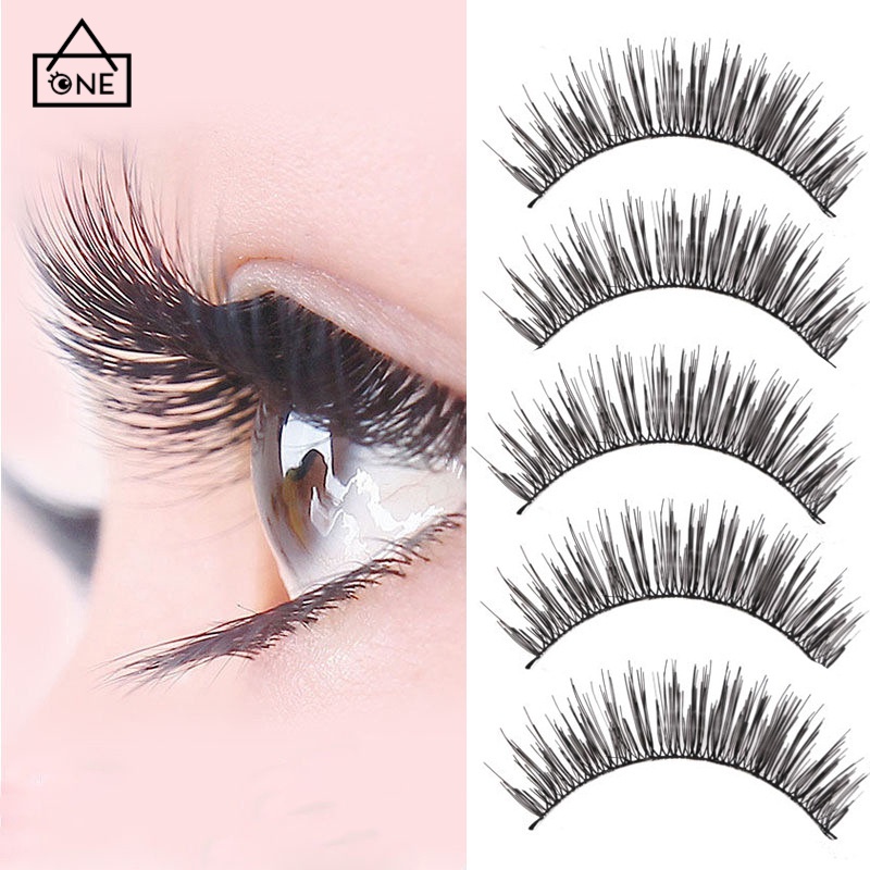 Multipack 3D Soft Eyelashes Handmade Wispy Fluffy Long Lashes Nature ...