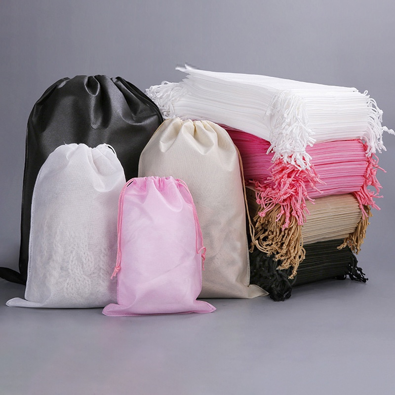 Non-woven Drawstring Bag Shoes Storage Bags Clothing Bags Dustproof ...