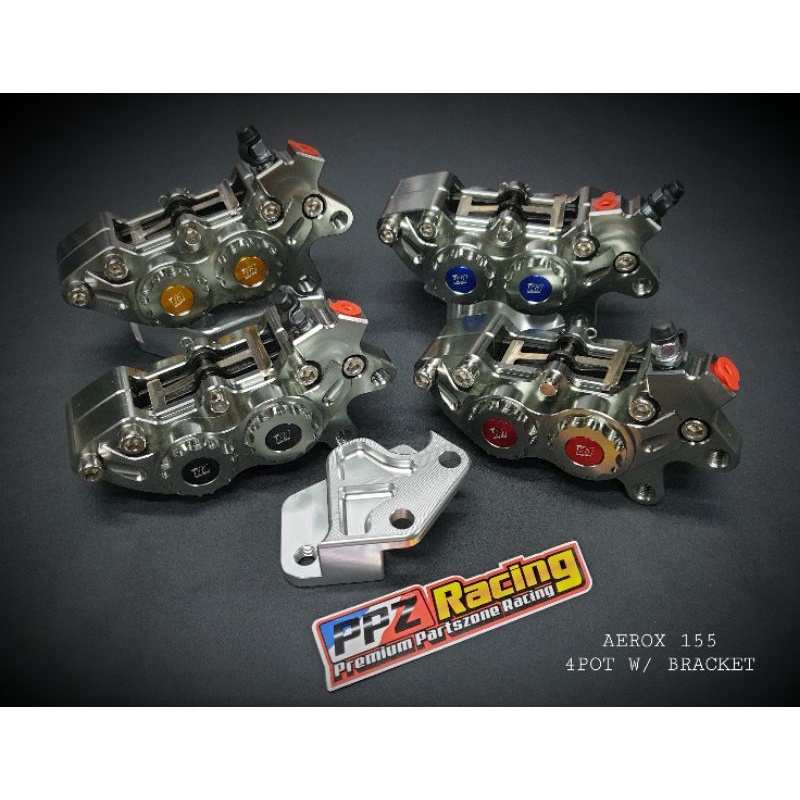 FORMULA 8.1 CALIPER 4PISTON W/ BRACKET - WAVE125/ AEROX | Shopee ...