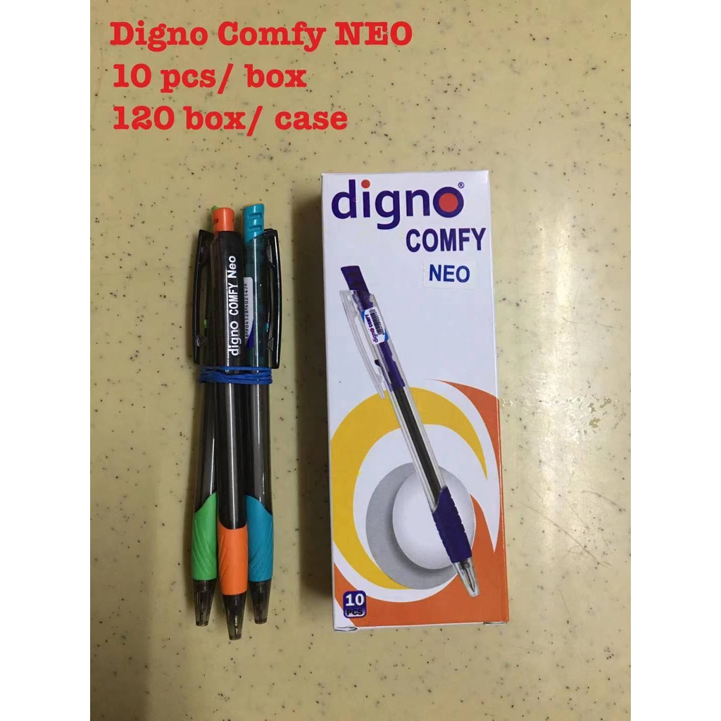 DIGNO COMFY NEO RETRACTABLE BALLPEN | Shopee Philippines