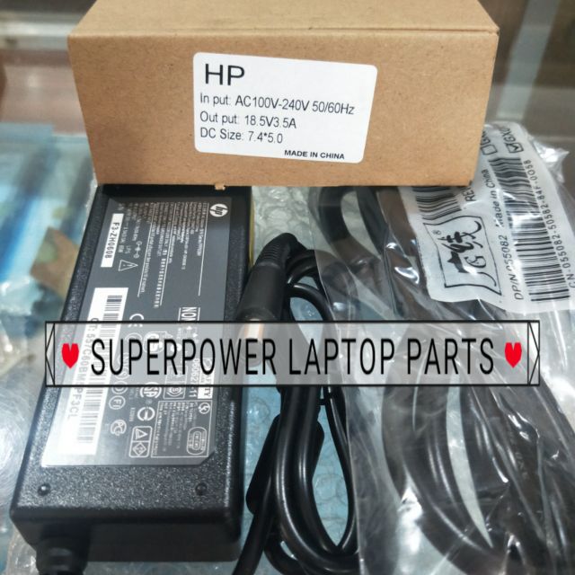 HP Ac adapter Laptop Charger for HP 18.5v 3.5a 65w 7.4*5.0 mm BIG ...