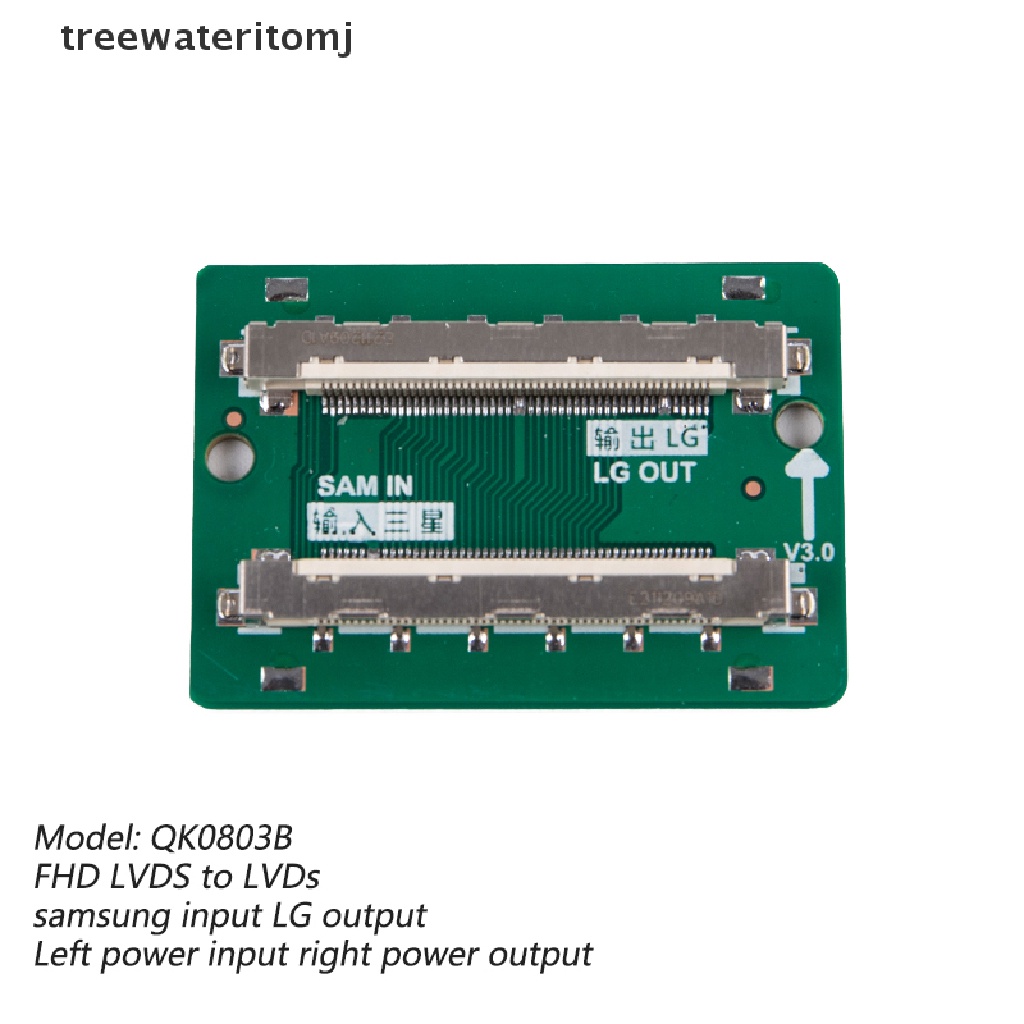(hot*) FHD LVDS LVDS 51pin SAM turn LG Connector Adapter Board Left And ...
