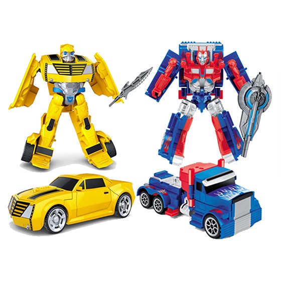 2in1 Transformer Kid Toy Convertible Car to Robot Machine Sport ...