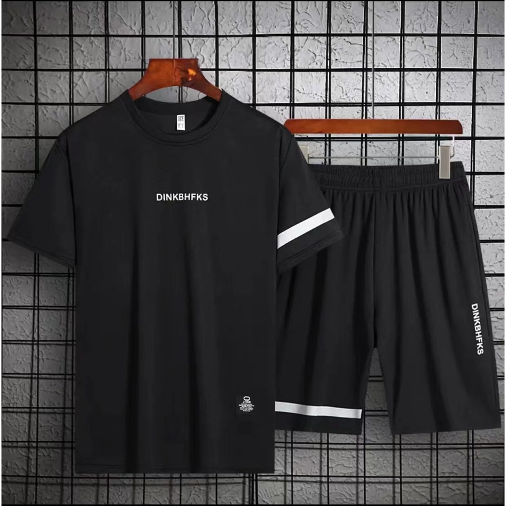 Drifit Simple and breathable Fashion Korean Casual Terno For men T ...