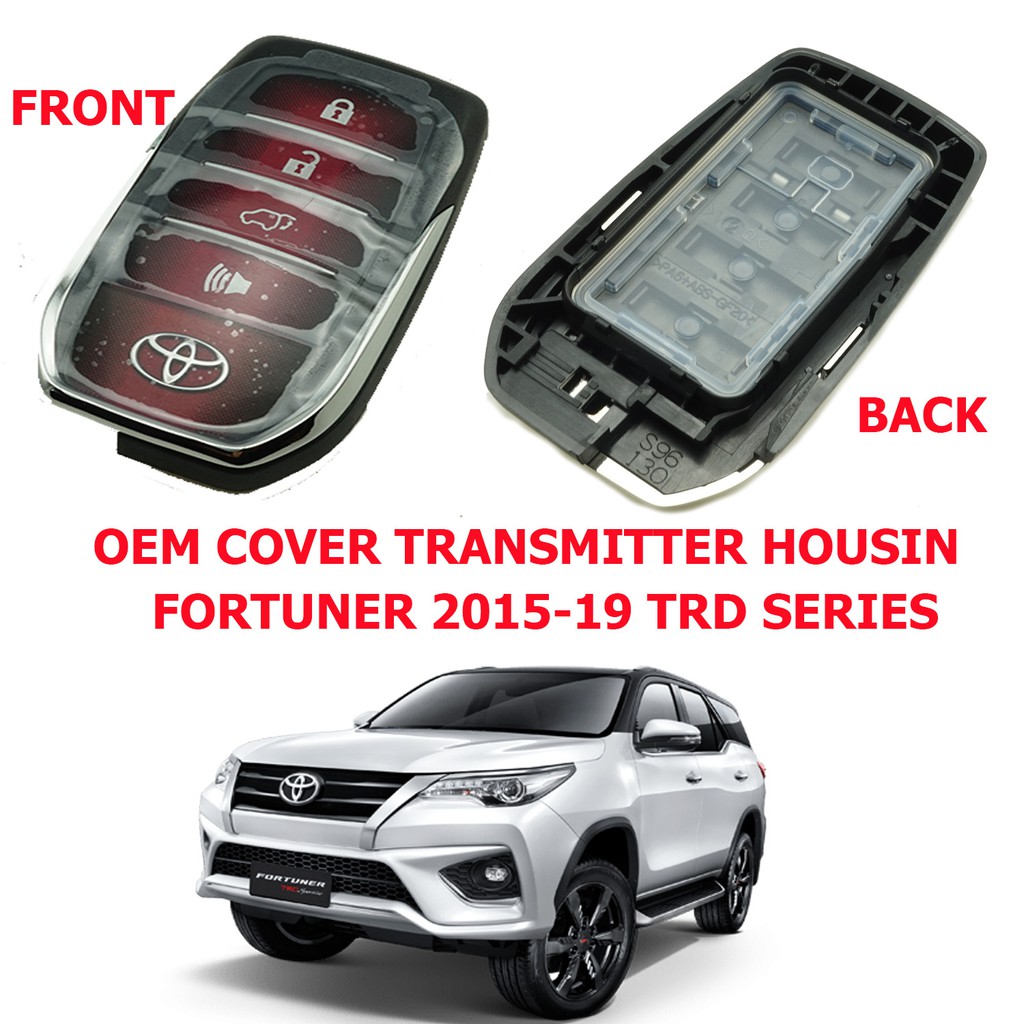 Toyota FORTUNER TRD Remote Key Front Cover 4-Button Type Genuine Part ...