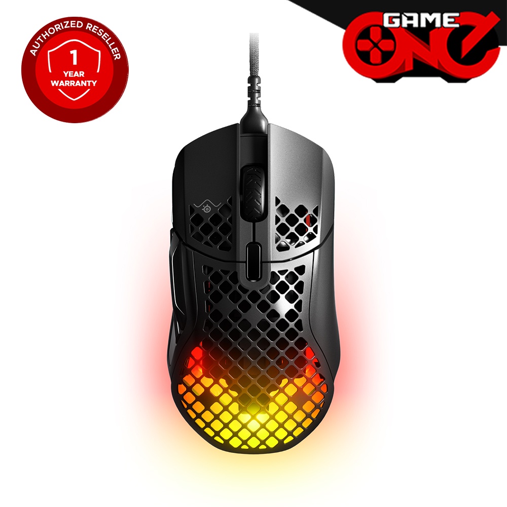 SteelSeries Aerox 5 Ultra-lightweight 66g Wired Gaming Mouse [Black ...