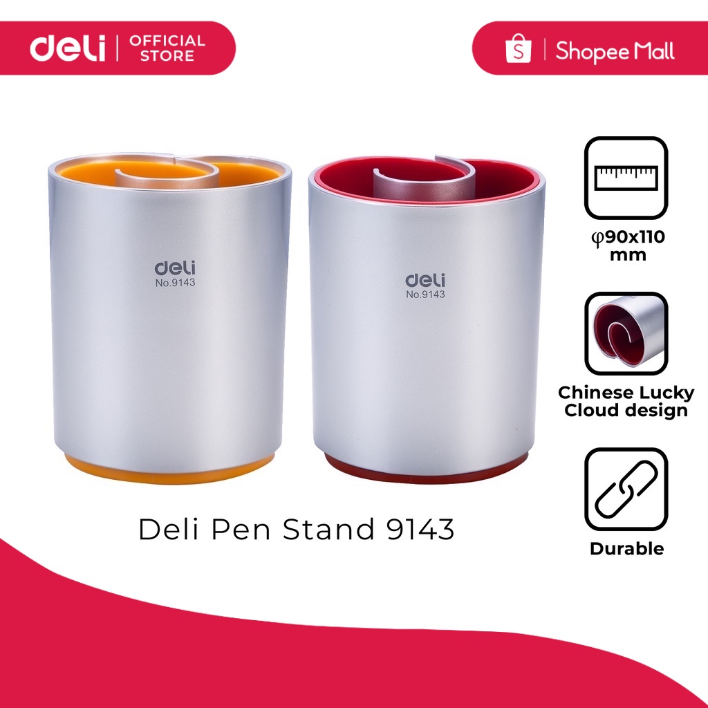Deli 9143 Desk Organizer Pen Stand 1 Pc 75309143or | Shopee Philippines