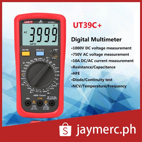 UNI-T UT39C+ Digital Multimeter Auto Range Tester Upgraded from UT39C ...