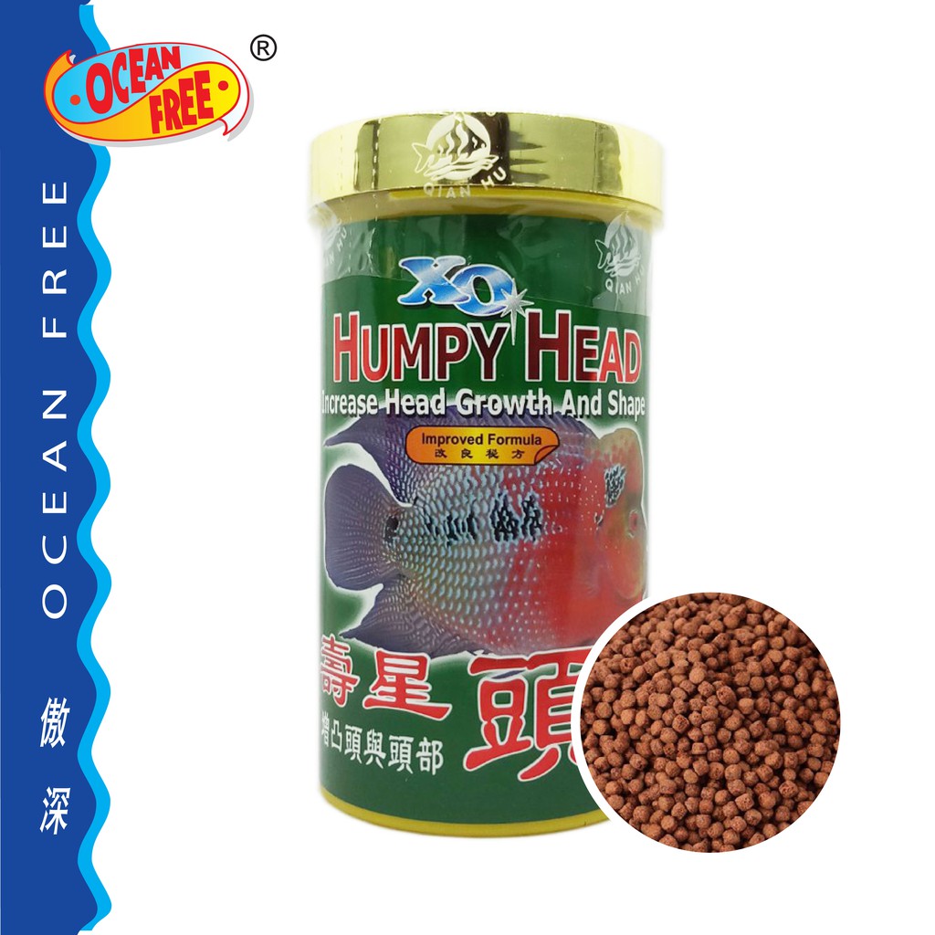 XO Humpy Head Cichlid Food Green Can Protruding Formula | Shopee Philippines