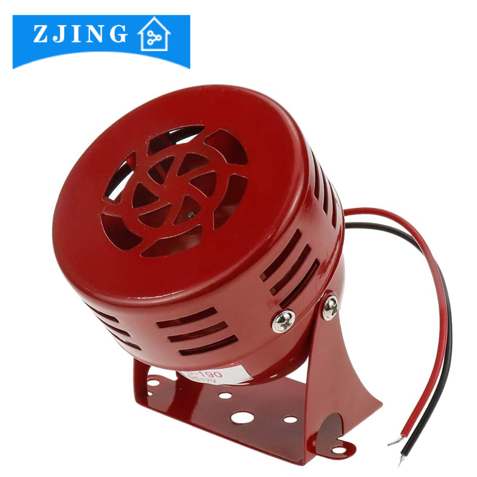 DC 12V 114dB Red Mini Industrial Motor Alarm Bell Horn Sound Buzzer ...