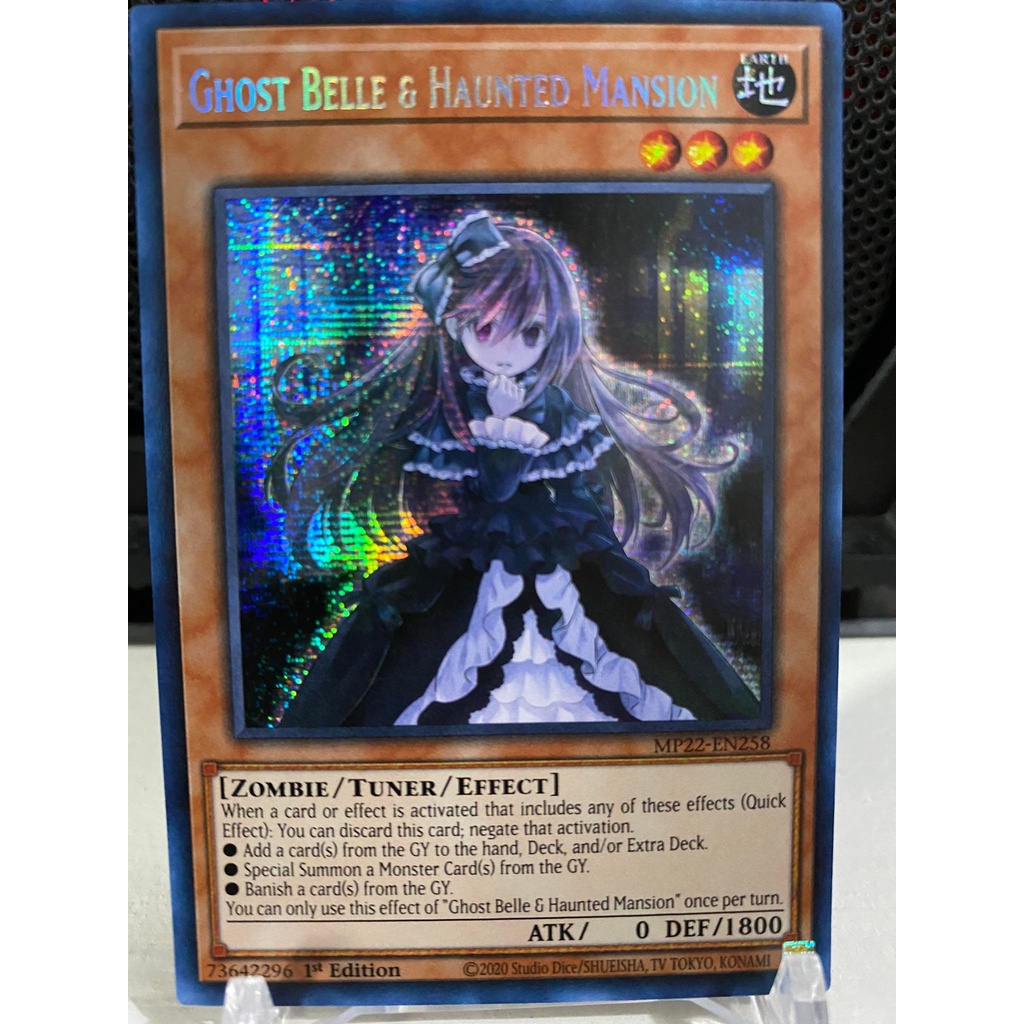 Ghost Belle & Haunted Mansion - MP22-EN258 - Prismatic Secret Rare 1st ...