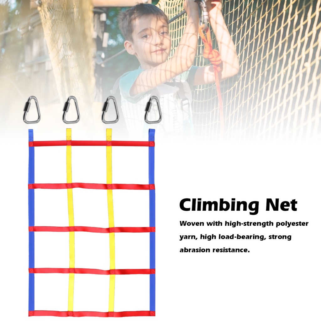 Children Climbing Net Kids Climbing Cargo Net Mesh Outdoor Physical ...